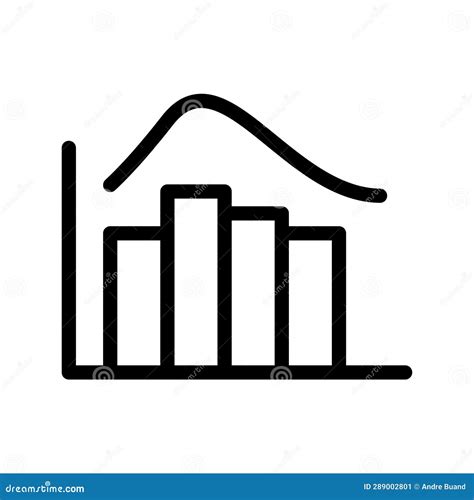Histogram Line Icon Illustration Vector Graphic Stock Illustration Illustration Of Graph Line
