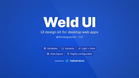 Weld Ui Tailwind Css Radix Ui Figma