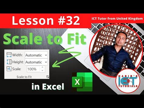 lesson 32 what is scale to fit in excel how to use scale to fit