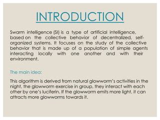 Glowworm Swarm Optimisation PPT PDF
