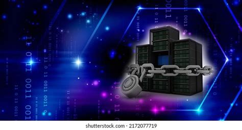 3d 그림 데이터 센터 서버 보호 스톡 일러스트 2172077719 Shutterstock