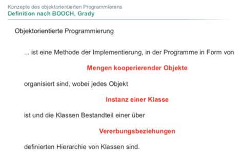 C Objektorientierte Programmierung Flashcards Quizlet