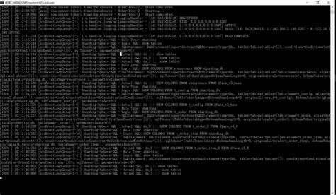 Sharding Proxy Doesnt Has Some Tables In The Config Default Datasource