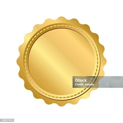 벡터 현대 금 원 금속 배지 상표 디자인 요소 벡터 일러스트 레이 션 금 금속에 대한 스톡 벡터 아트 및 기타 이미지 금 금속 금색 고급 Istock