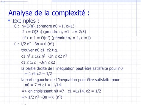 ppt algorithmique avancée ii powerpoint presentation free download