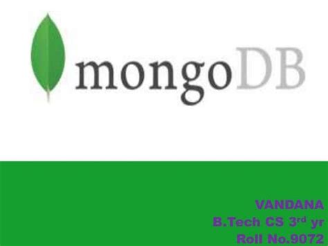 The Basics Of Mongodb Ppt