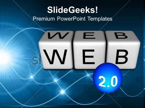 web icon network powerpoint templates and powerpoint themes 0912