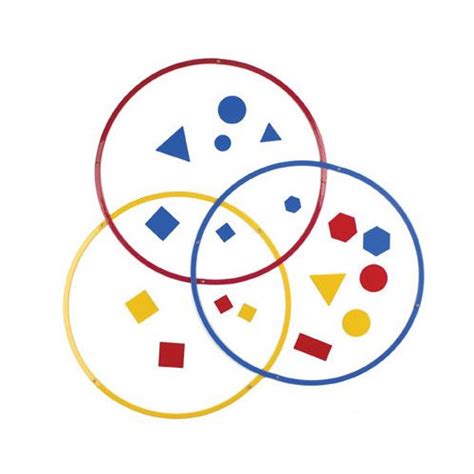 sorting circles set of 6 sorting circle my themes