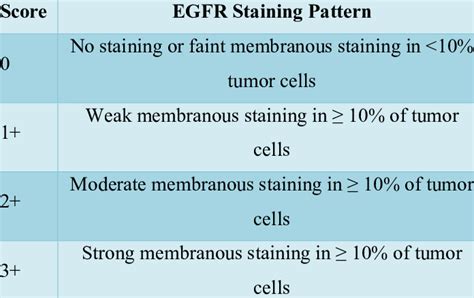 Interpretation Of Ihc For Egfr Download Scientific Diagram