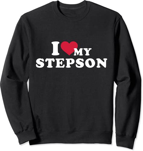 Ich Liebe Meinen Stiefsohn F R Stiefmutter Sweatshirt Amazon De Fashion