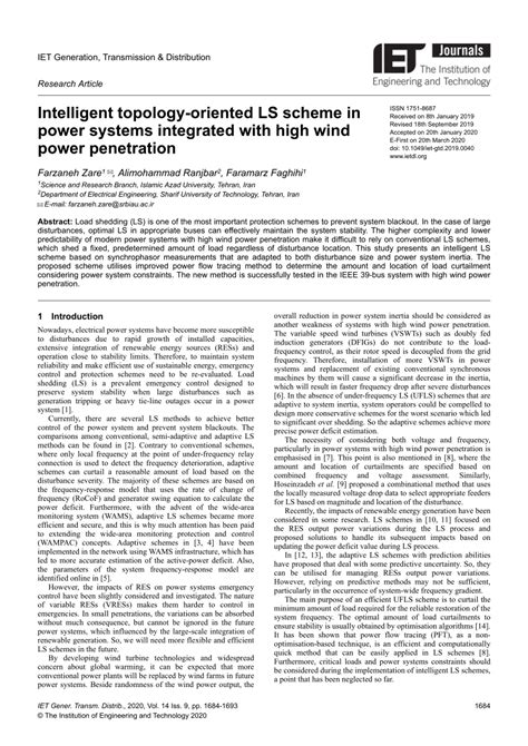 Intelligent Topology Oriented Load Shedding Scheme In Power Systems