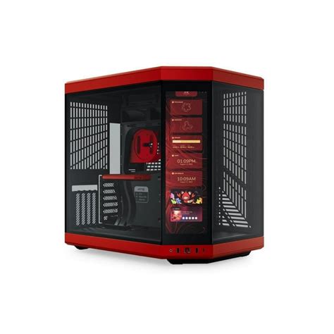 Hyte Y70 Touch Dual Chamber Mid Tower Atx Case With Touchscreen Black