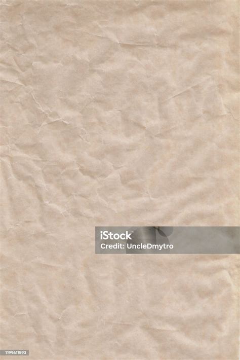 빈 시트 갈색 구겨진 포장 또는 양피지 종이 텍스처 또는 배경 디자인 또는 텍스트용 공간입니다 소프트 포커스 맨 위 보기 0명에 대한 스톡 사진 및 기타 이미지 Istock