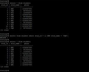 PostgreSQL DELETE Use Of DELETE Statement With Query Examples