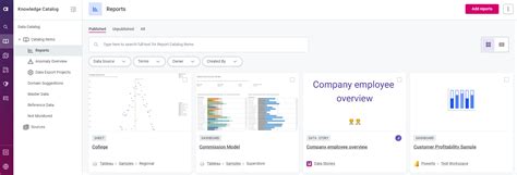 Reports Ataccama One