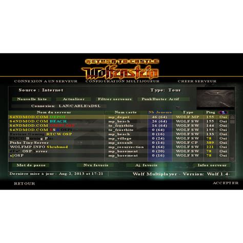 rtcw mp how to play online nowadays steam solo