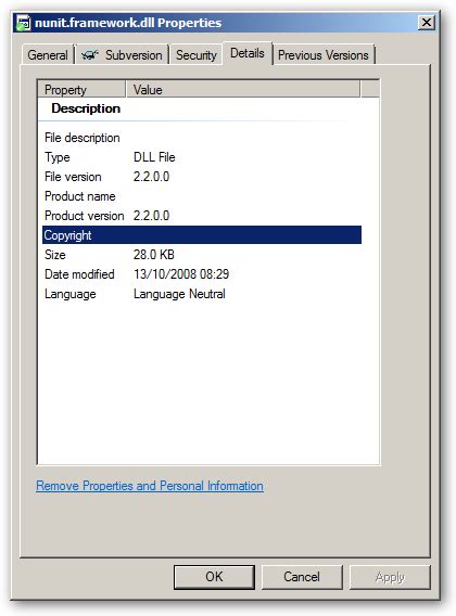 Net How Can I Create A Custom Property For My Assembly Stack Overflow