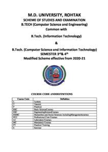 B Tech CSE Nd Year DPG Institute Of Technology And Management