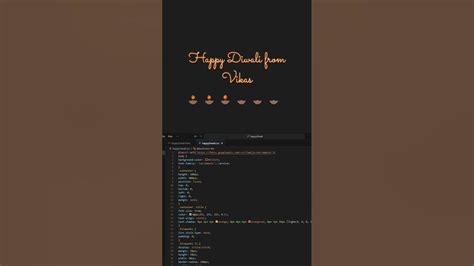 Happy Diwali Using Only Html And Css 😍💕 Funny Shorts Enjoy Diwali Diwalispecial Youtube