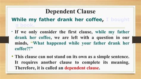 Overview Of Clauses In English Language To Review Pptx Law