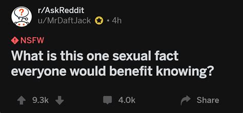 Sexy Sexers Of Reddit What Is One Sexual Fact That All The Virgins Of Reddit Definitely Not Me