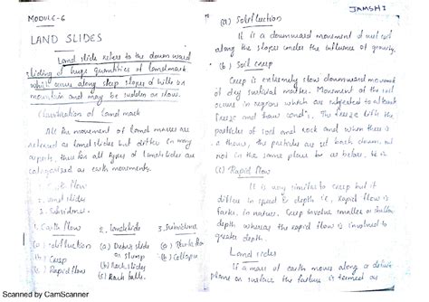Geology Mod6 Notes Engineering Geology Studocu
