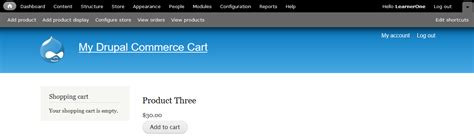 Drupal Commerce Dashboard Studyopedia