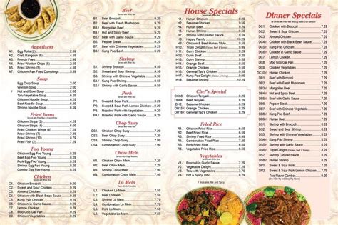 Menu At Wen Wah Chinese Restaurant San Antonio 531 N New Braunfels Ave