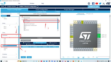 stm32f103c8t6使用cubemx配置串口通信 stm32f103c8t6可以用串口嘛 csdn博客