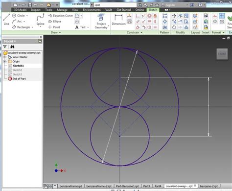 Cant Seem To Coincident Constrain Two Shapes On Different Planes Autodesk Inventor Autocad