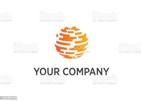 구 모양에 추상 벡터 로고입니다 비즈니스 글로벌 기술에 대 한 로고입니다 로고에 대한 스톡 벡터 아트 및 기타 이미지 로고 지구본 행성 Istock