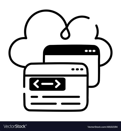 Storage Coding Royalty Free Vector Image Vectorstock