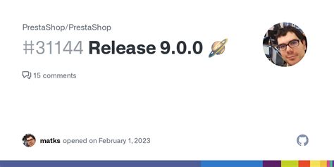 Release 900 🪐 · Issue 31144 · Prestashopprestashop · Github