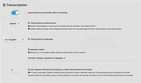 guide transcription