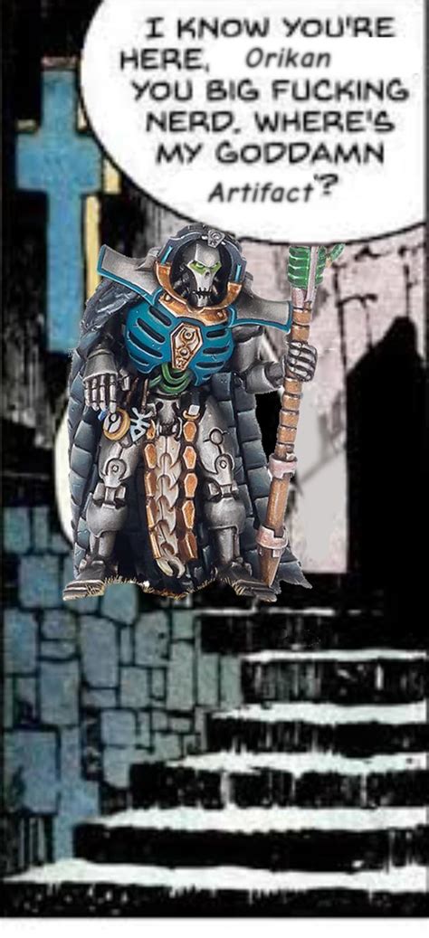 Trazyn After Taking Orikan To Court R Grimdank