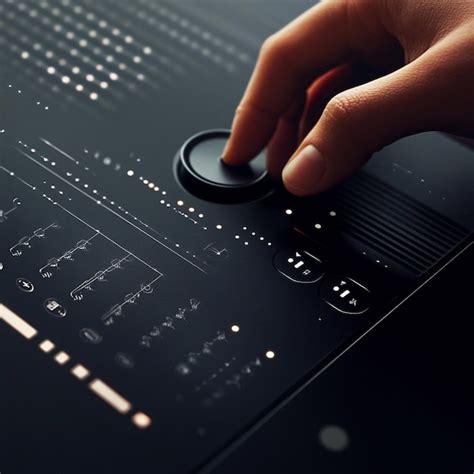 Sleek Gesturecontrolled Music Interface With Responsive Volume And Playback Controls Premium Sleek Gesturecontrolled Music Interface With Responsive Volume And Playback Controls Premium