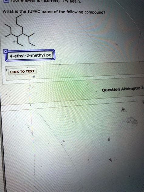 Solved 43 Mnicottecu Ity Again What Is The Iupac Name Of The Following