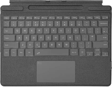 Rii Surface Pro Type Cover Ultra Slim Portable Bluetooth Wireless Keyboard With Touchpad 7 Color
