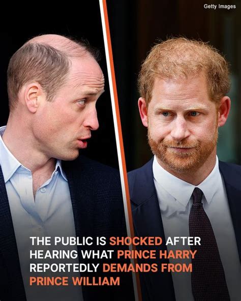Prince Harry Reportedly Demands an Apology from Prince William - Celebrity Insider