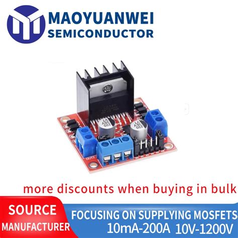 1 chiếc l298n Động cơ bảng Điều khiển mô Đun dc bước Động cơ xe thông