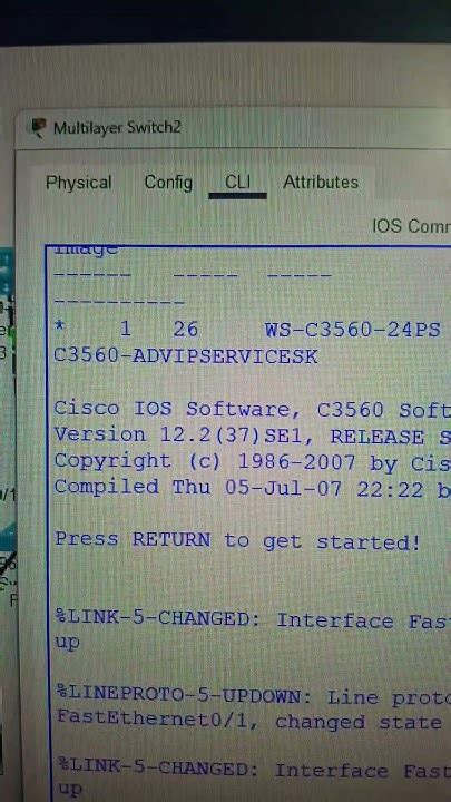 How To Take L3 Switch Console In Cisco Packet Tracer Ciscoit Youtube