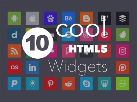 Html Widgets That Might Catch Your Viewers Attention