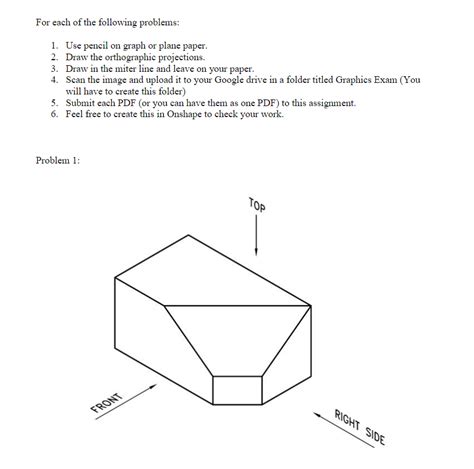 Solved For Each Of The Following Problems 1 Use Pencil On