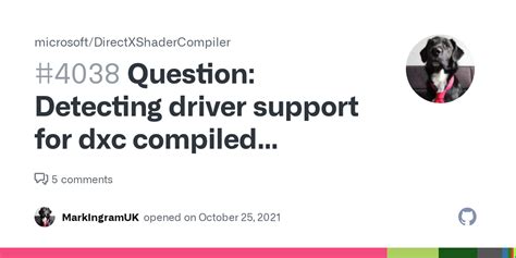 Question Detecting Driver Support For Dxc Compiled Shaders · Issue