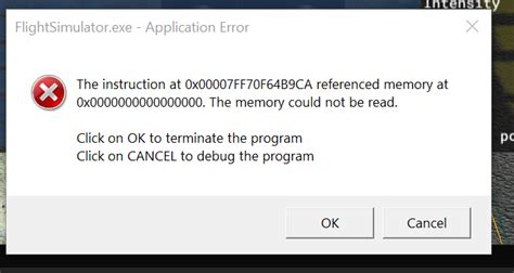 CTD After A Few Mins Crashes CTDs Microsoft Flight Simulator Forums
