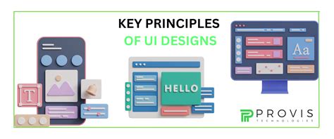 Key Principles Of Ui Design Provis Technologies