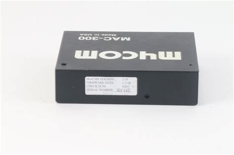 Mycom Mac 300 Multi Axis Motion Controller Mac300 Ver 33s Missing