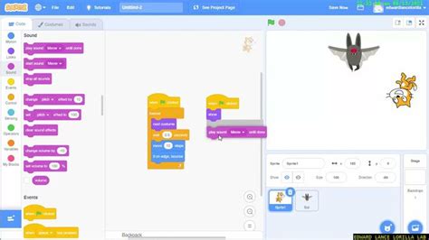 SCRATCHMake A Story Communication Between The Sprites Sprites Walk Sprite Movements On