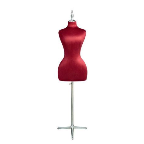 Women Big Hip Half Body Mannequin Female Big Boobs Dress Form Velvet