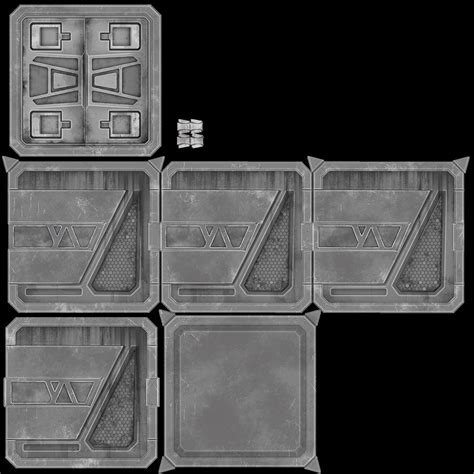 공상 과학 상자 낮은 폴리 3d 모델 10 3ds Max Obj Fbx Free3d